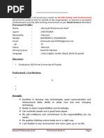 Work Permit Receiver CV of Abrar Ahmed | PDF