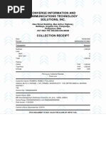 Converge Official Receipt Reprint | PDF | Business | Finance & Money ...