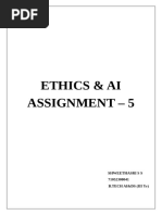 Wgu d773 Task 2 Ethics and Artificial Intelligence With Complete ...