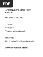 Apical Lordotic Chest X-Ray Positioning | PDF | Thorax (Human Anatomy ...