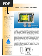 NAMUR NE43 - Analog Output Signal | PDF | Sensor | Electrical Engineering