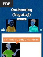 Afrikaans Grade 7 Ontkenning Vorm | PDF