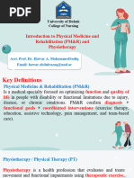 Physiotherapy SMART Goal-Setting Guide | PDF