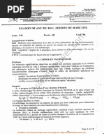 Epreuve de P.C.T - Examen Blanc BAC 2026 - Diocésain Parakou (Série C ...