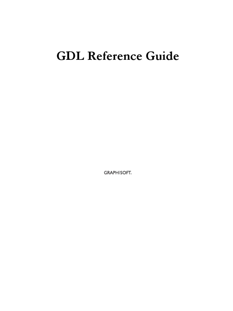 05 Ac 12 GDL Reference Guide | PDF | Shape | Library (Computing)