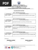 Utility Worker Accomplishment Report | PDF
