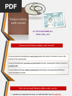 Leadership WalkRounds for Patient Safety | PDF | Patient Safety ...