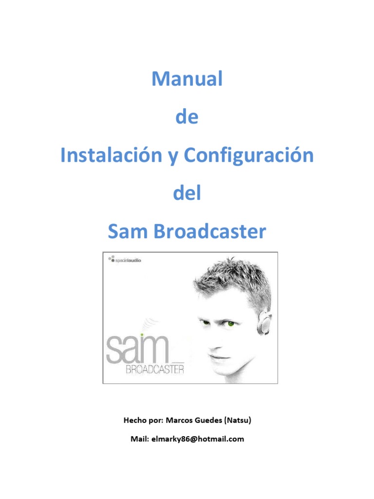 Manual de Instalacion y Configuracion Del Sam Broadcaster | PDF | Ventana (informática ...