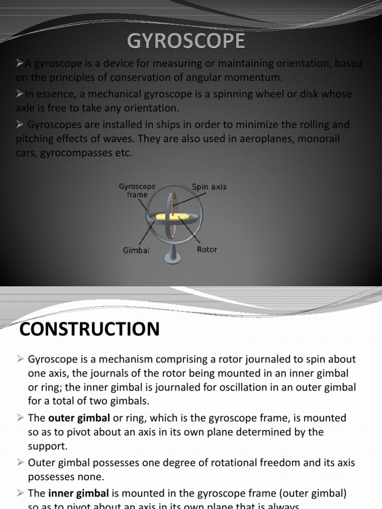 Gyroscope | Rotation Around A Fixed Axis | Gyroscope