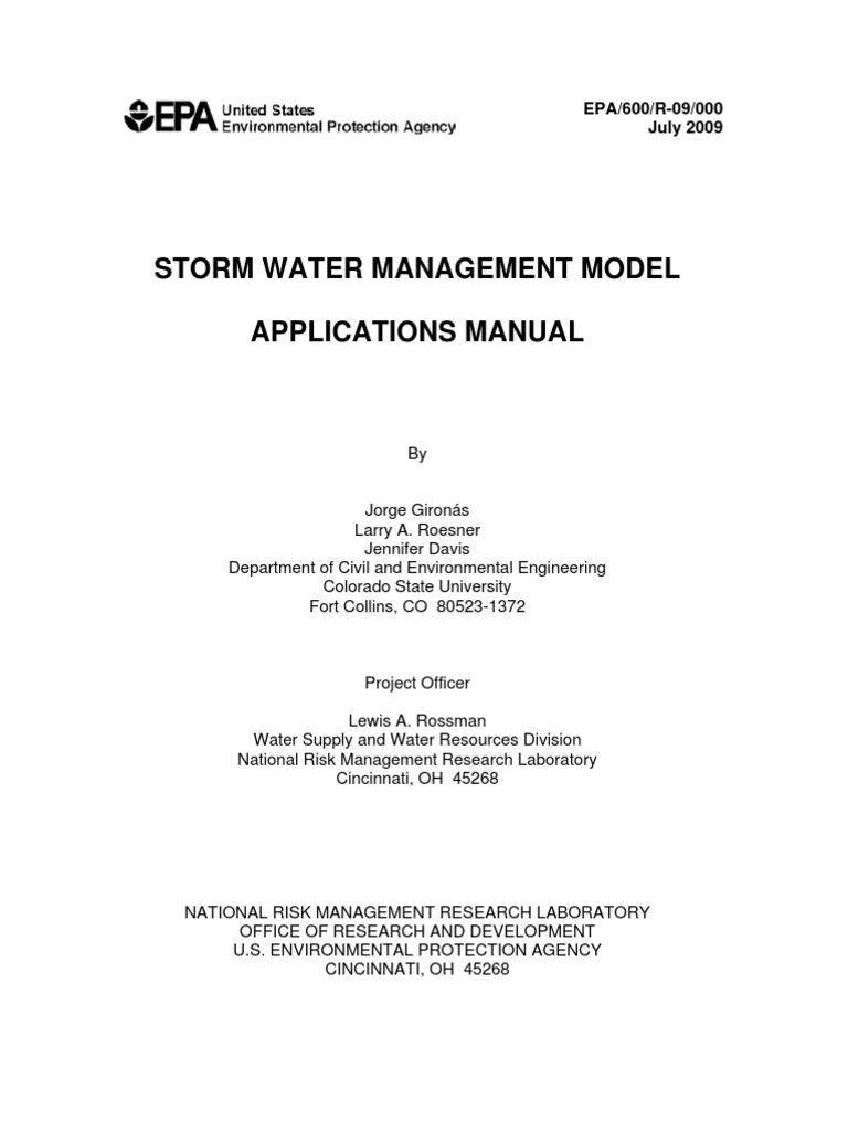 SWMM Apps Manual | PDF
