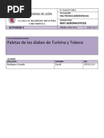 Alabes Fijos y Móviles | PDF | Turbomaquinaria | Turbina