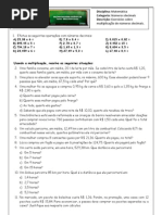 TAREFA - MDC e MMC (Problemas) 5 Ano | PDF