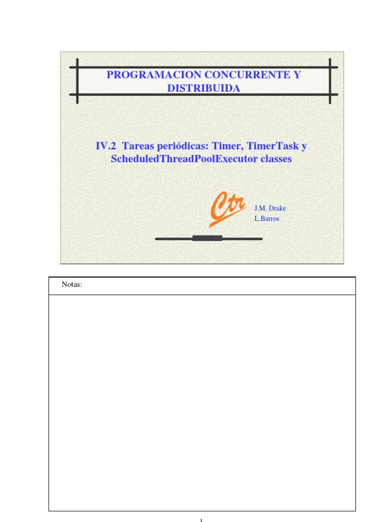 Clase Timer Java | PDF | Java (lenguaje de programación) | Máquina virtual
