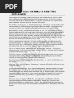 Explaining JJK Power System | PDF | Gravity | Force