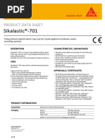 Sikalastic®-6100 FX Product Overview | PDF | Concrete | Water
