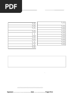 Bowel Cancer Screening Participant Form | PDF | Screening (Medicine)