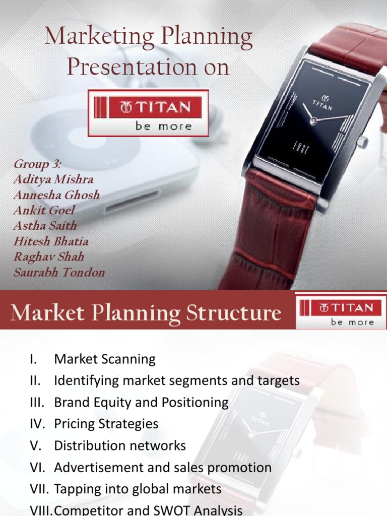Marketing Strategies - Titan | Brand | Advertising