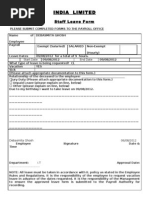 LTA Form | PDF