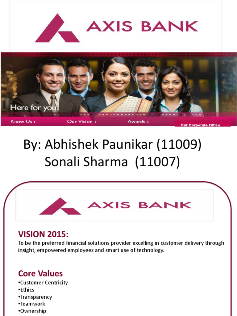 Axis Bank | PDF | Banks | Innovation