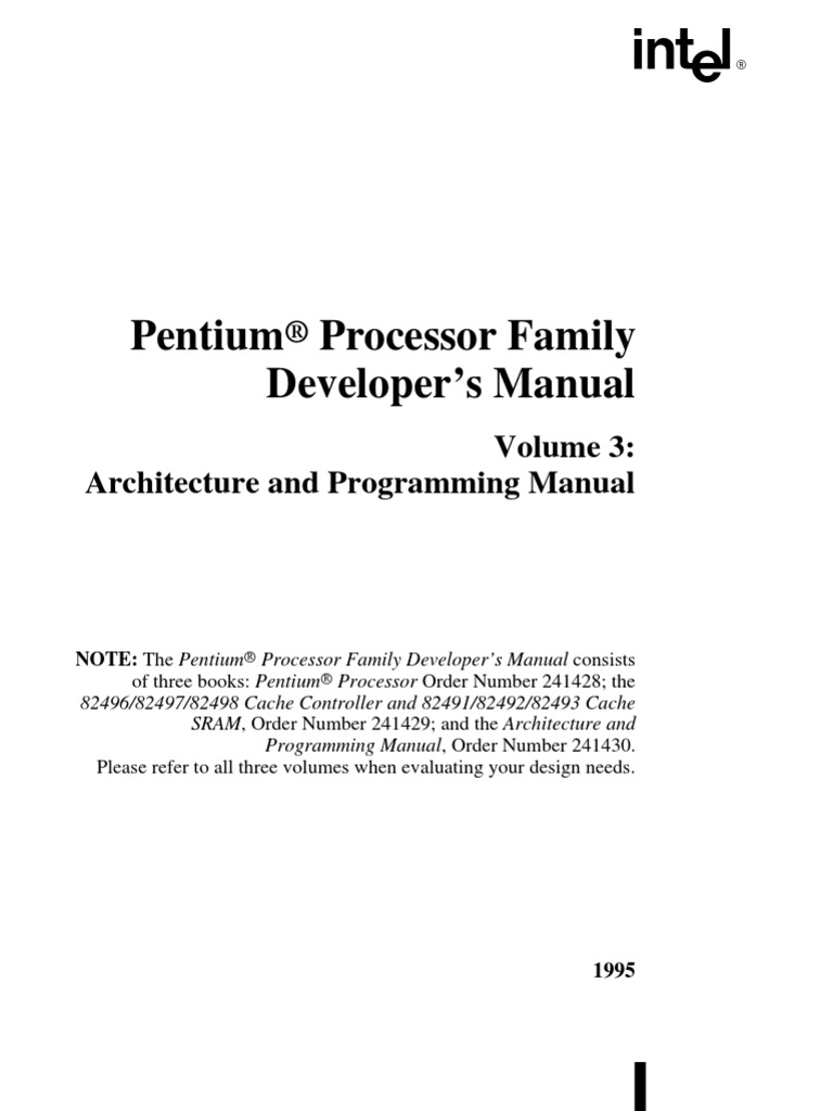 Pentium | PDF | Instruction Set | Areas Of Computer Science