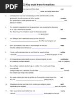 Sentence Completion Exercises | PDF