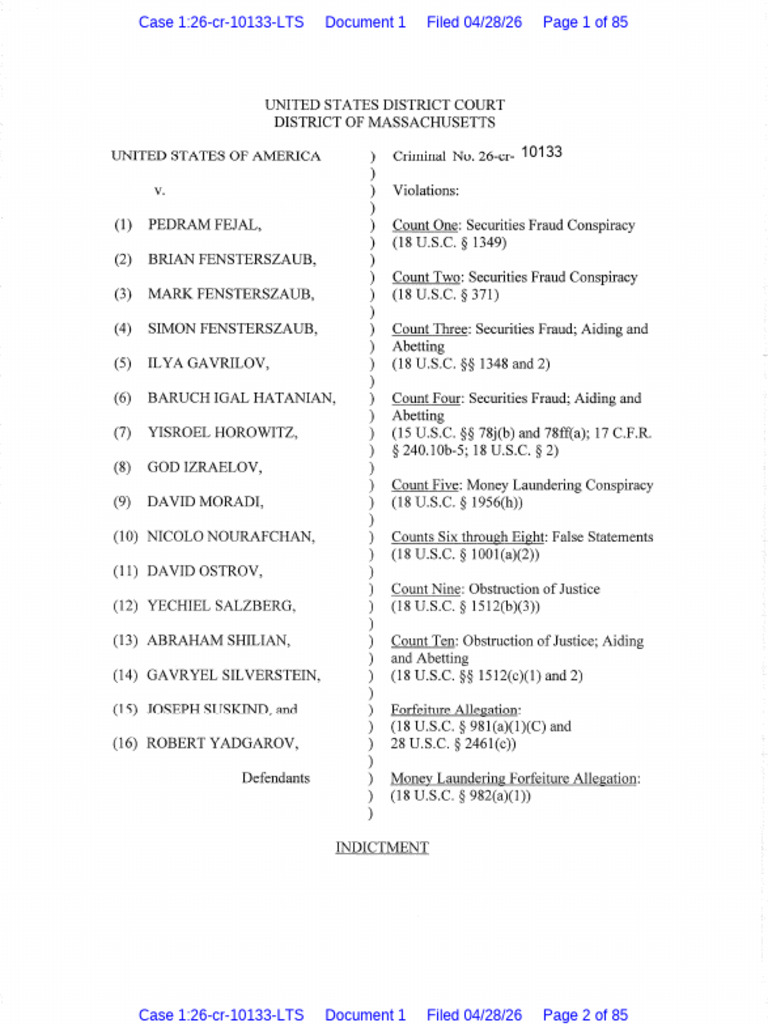 Indictment | PDF | Insider Trading | Business