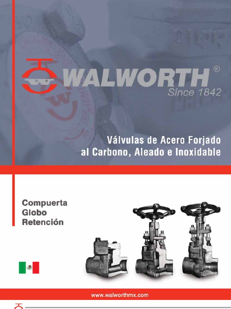 Walworth Valvulas | PDF | Calidad (comercial) | Bomba