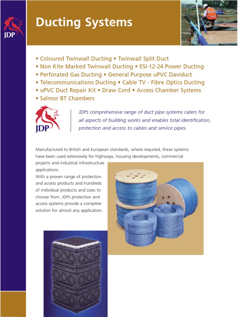 Ducting | PDF | Duct (Flow) | Pipe (Fluid Conveyance)