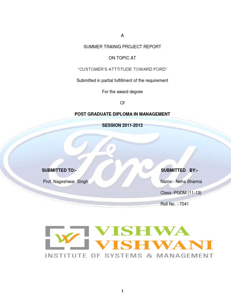 Ford Presentation On Consumer Behavior | PDF | Ford Motor Company ...