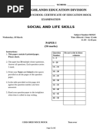 2019 FY9 FESocial Science QP | PDF | Fiji | Society