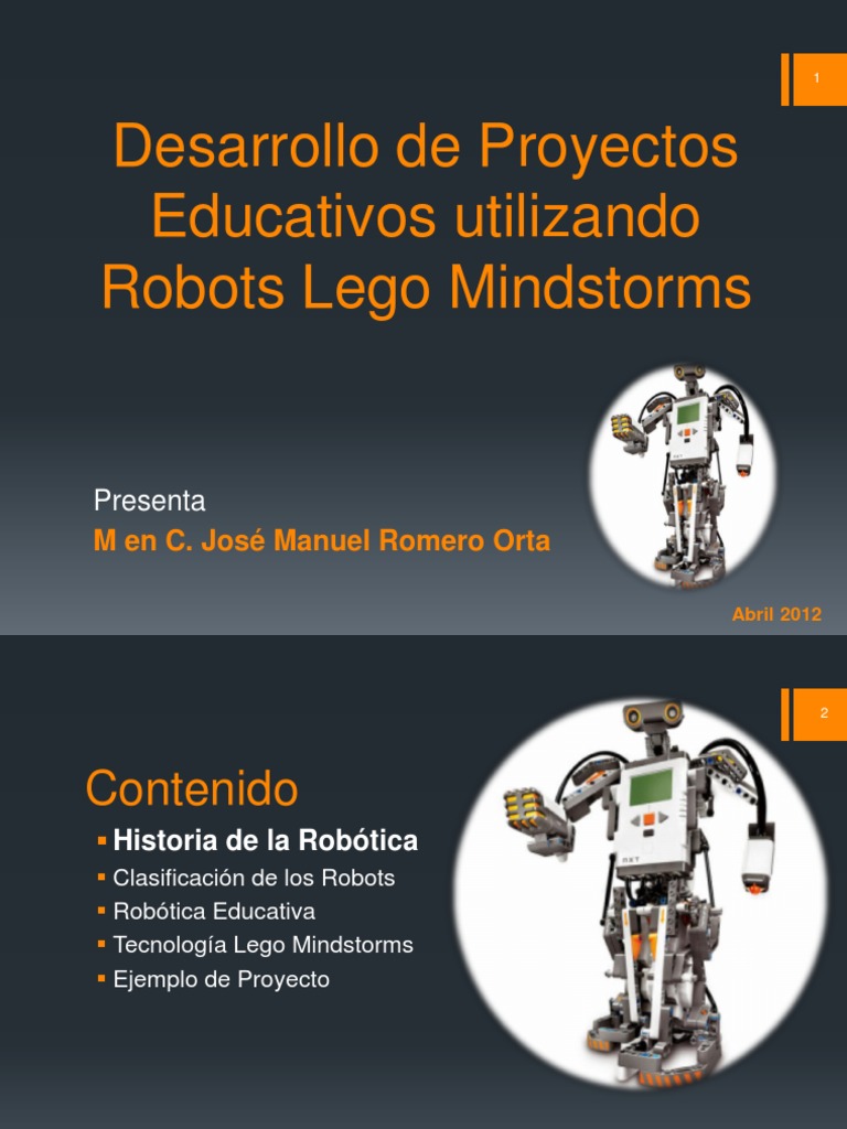 Robotica Educativa Con LEGO | PDF | Robot | Robótica