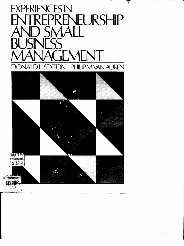 Entrep. & Small Bus Management | PDF | Entrepreneurship | Mergers And Acquisitions