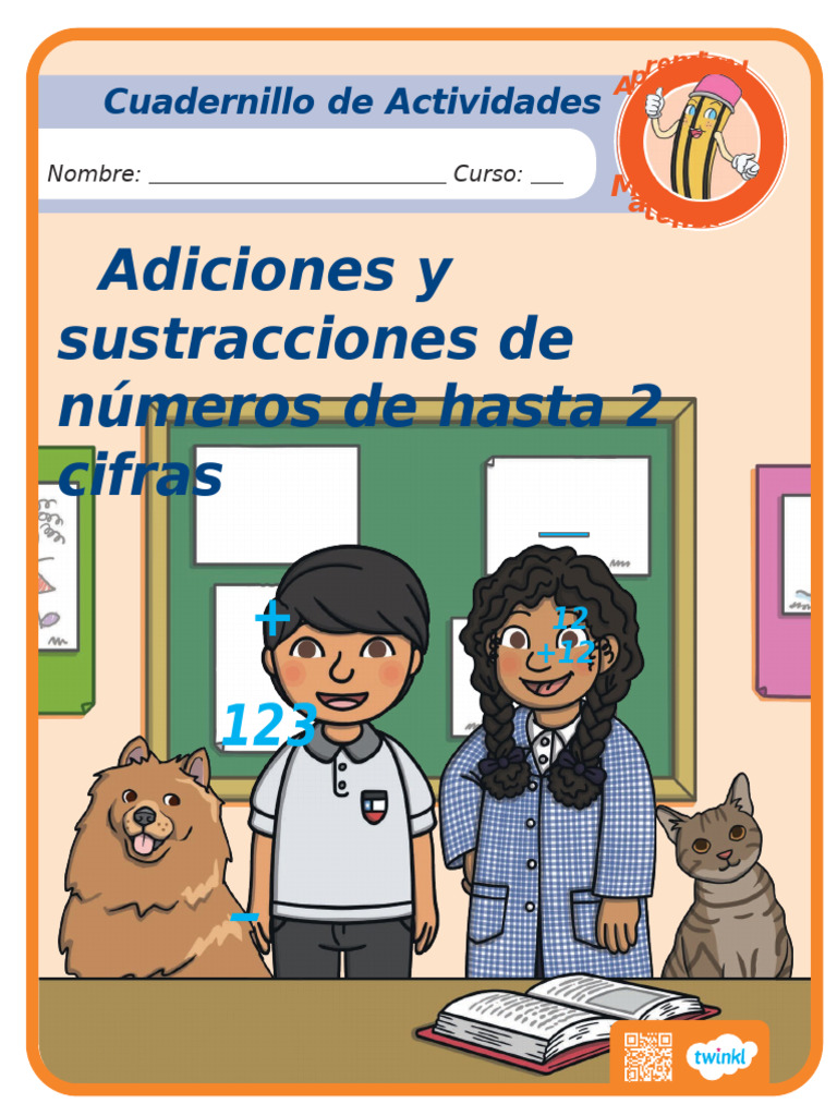 Adiciones y Sustracciones de Numeros de Hasta 2 Cifras | PDF | Sustracción