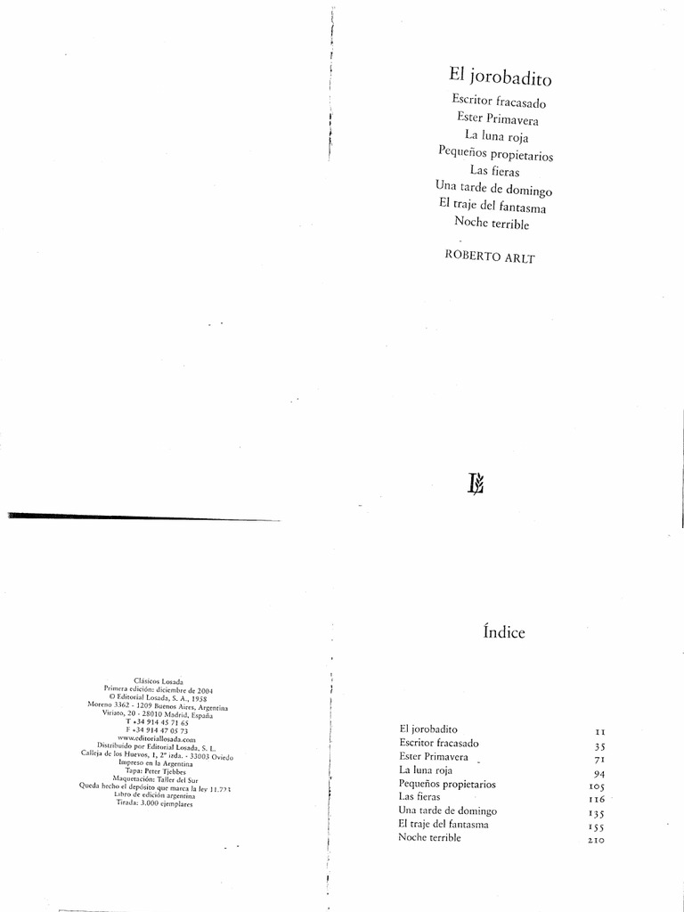 Cuentos de Roberto Arlt | PDF