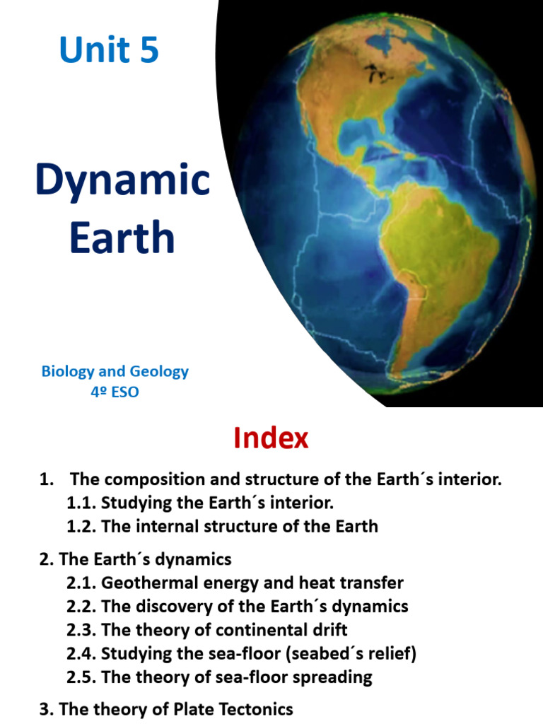 Unit 5 Dynamic Earth | PDF | Plate Tectonics | Seabed