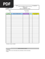 Bitacora de Botiquin | PDF | Materiales | Equipo medico
