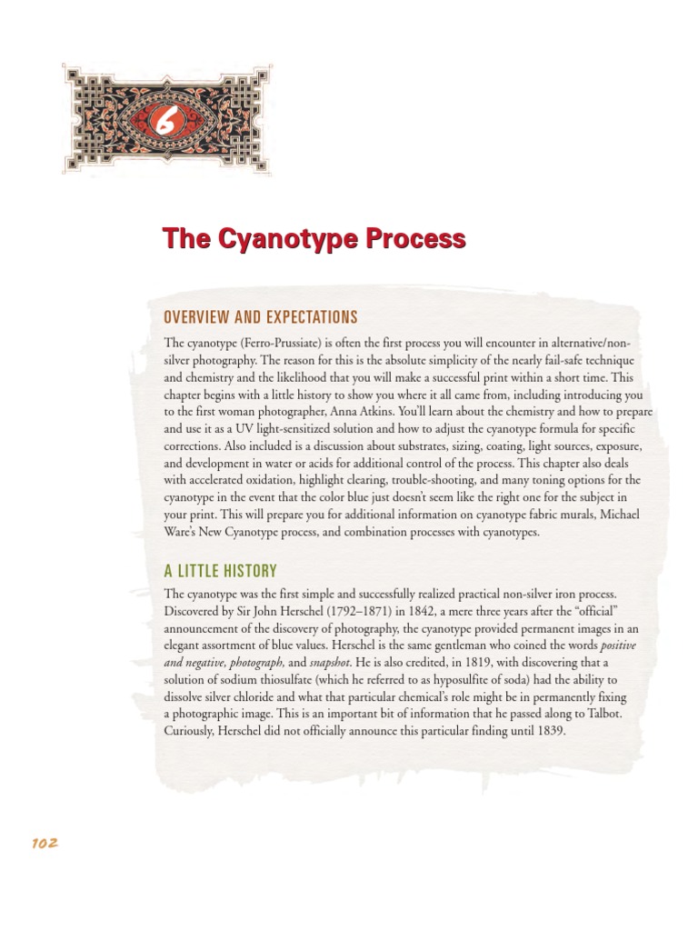Cyano Type Process SM | PDF