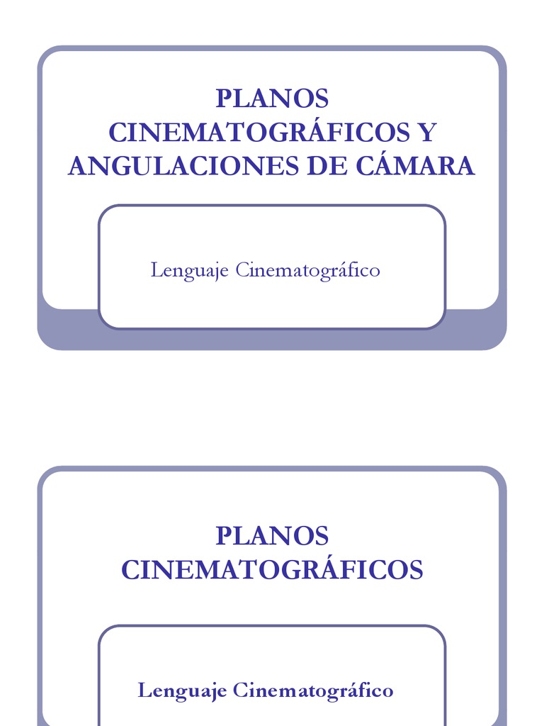Planos Cinematograficos | PDF | Naturaleza | Narrativa