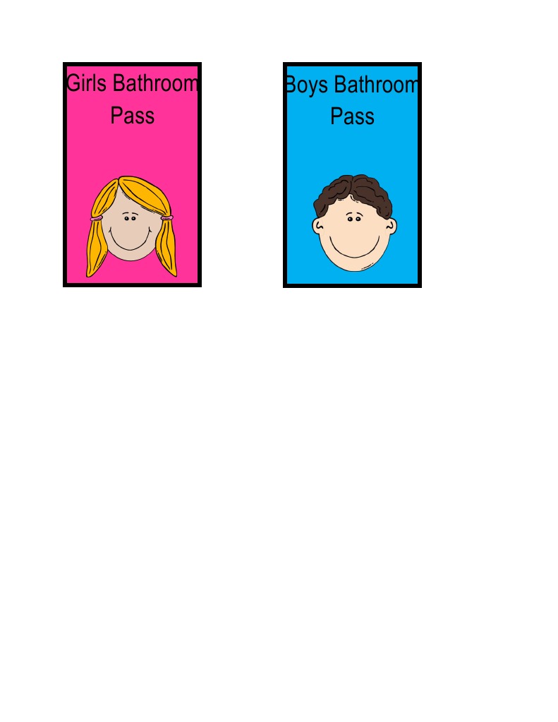 Bathroom Pass | PDF