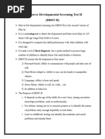Denver II Developmental Screening Guide | PDF | Human Development ...