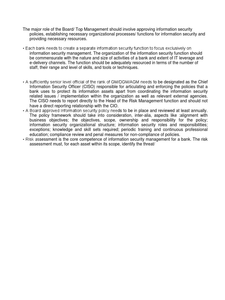 IT - Security and Architecture in Banking | PDF | Information Security ...