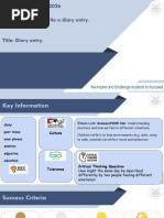 Diary Writing Format and Examples | PDF