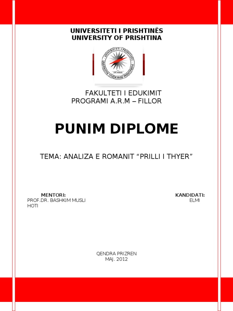 Punimi Prilli I Thyer Ismail Kadare | PDF