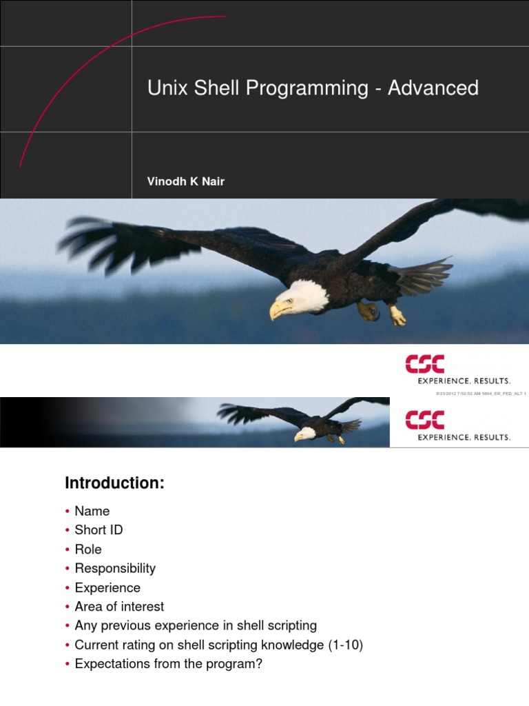 Unix - Shell Scripting | PDF | Subroutine | Control Flow Unix - Shell Scripting | PDF | Subroutine | Control Flow