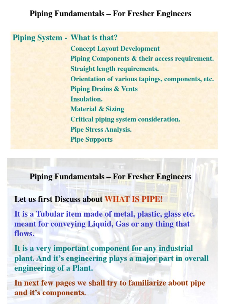Basic Piping Design | PDF