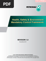 PETRONAS Health and Safety Overview | PDF | Occupational Safety And ...