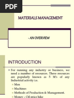 Module 1 Materials Management | PDF | Inventory | Warehouse