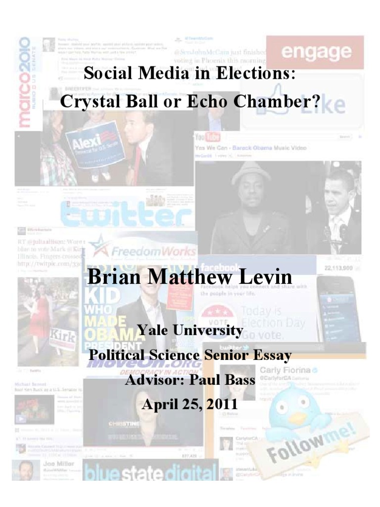 Social Media in Elections: Echo Chamber or Crystal Ball | PDF ...