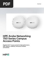 Aruba AP-535 Wi-Fi 6 Datasheet | PDF | Wi Fi | Computer Network