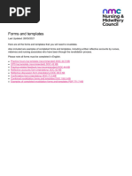 NMC Reflective Discussion Form Template | PDF